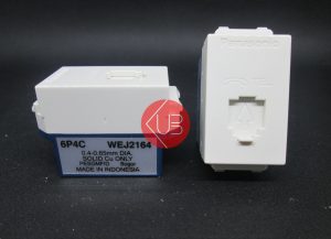 Panasonic Wide Telp Outlets 6P4C WEJ2164 - Karya Utama Bersama
